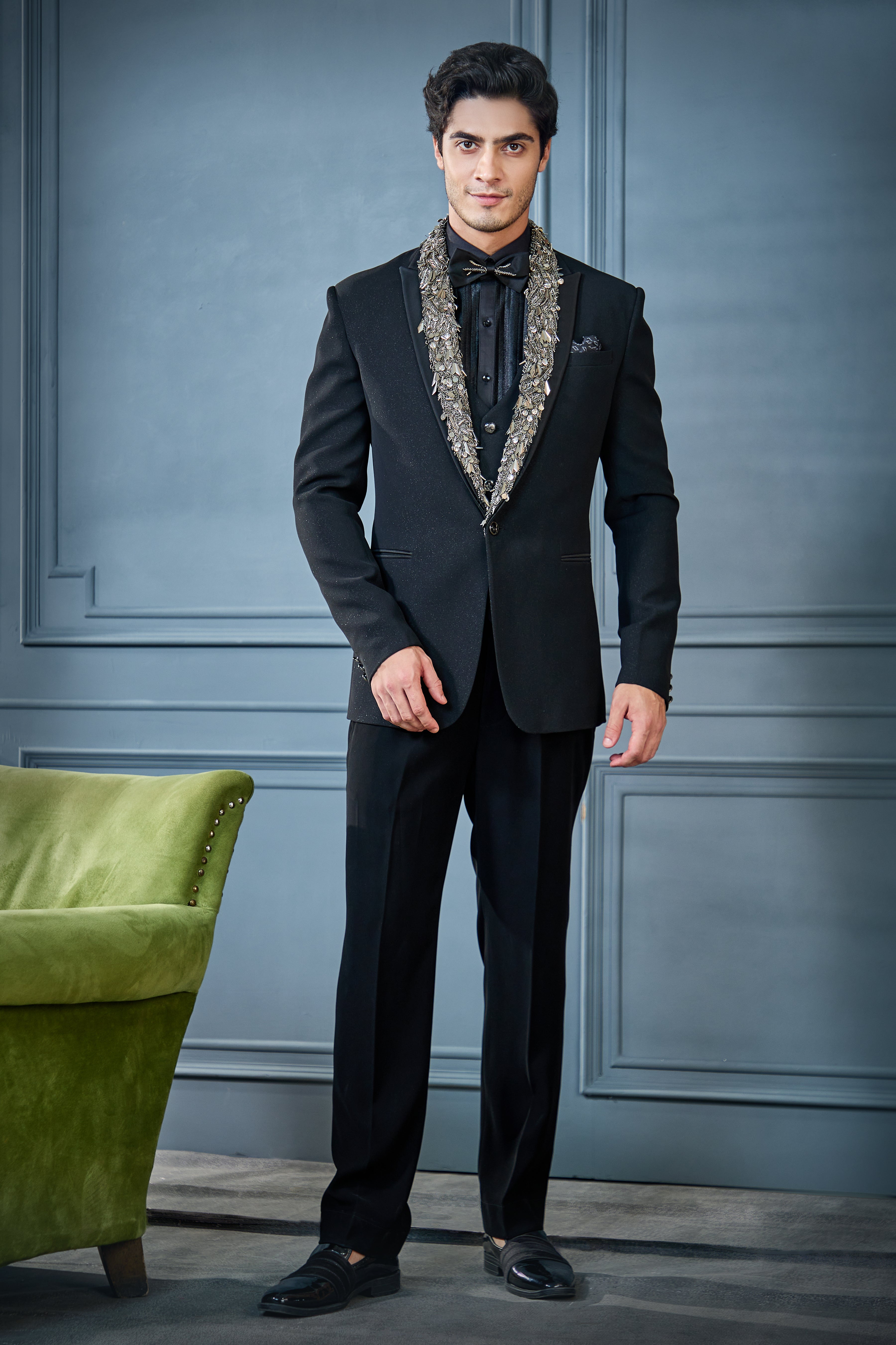 Metallic Warrior Tuxedo Set – Rechannel Fashions